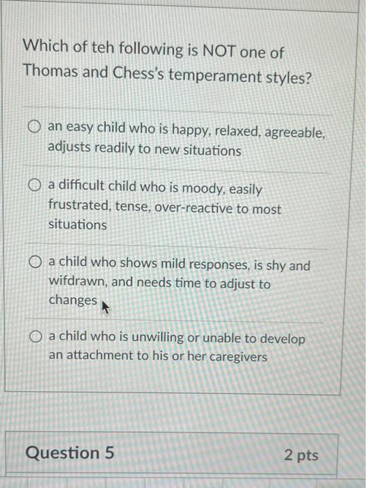 Solved Which of teh following is NOT one of Thomas and | Chegg.com