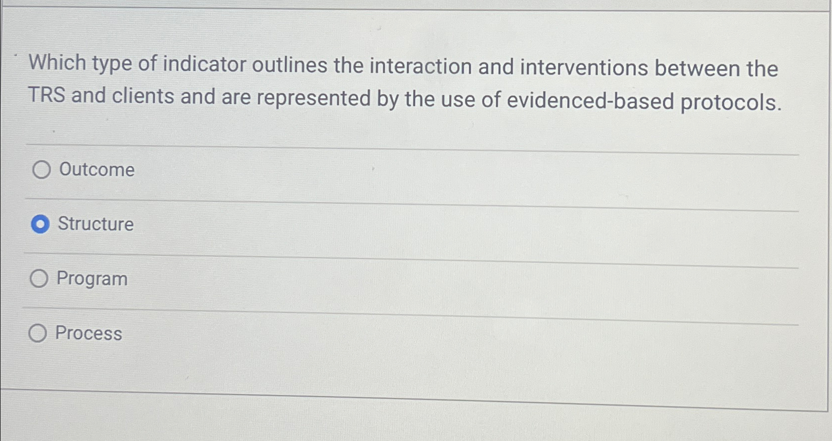 Solved Which type of indicator outlines the interaction and | Chegg.com