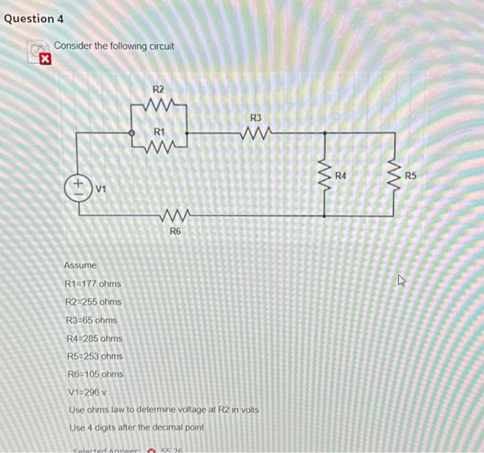 Solved Consider the following circuit Assume R1 =177 ohms R2 | Chegg.com