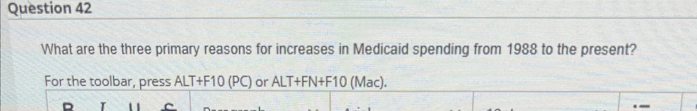 Solved Question 42What are the three primary reasons for | Chegg.com