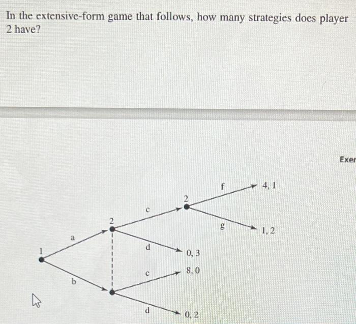 Solved In the extensive-form game that follows, how many | Chegg.com