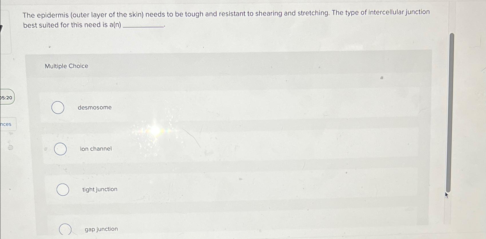 Solved The epidermis (outer layer of the skin) ﻿needs to be | Chegg.com