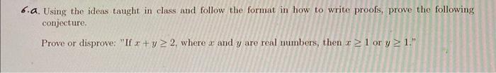 Solved discrete math: proof and justify every step please be | Chegg.com