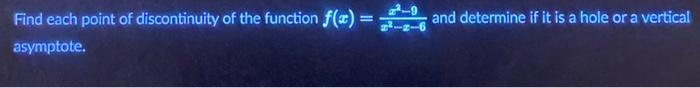Solved Find each point of discontinuity of the function | Chegg.com