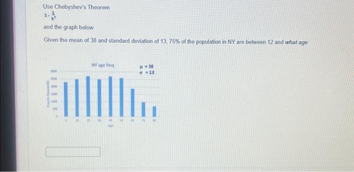 Solved Use Chebyshev's Theorem 1−k22 and the graph below | Chegg.com