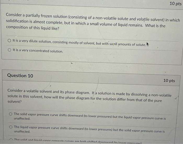 Solved Question 1 A colligative property is a property of a | Chegg.com