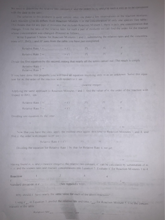 Name Section Experiment 1 Data and Calculations: | Chegg.com