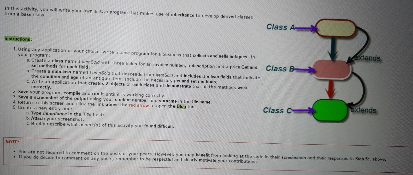 Solved In this activity, you will write your own a Java | Chegg.com