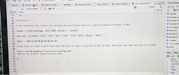attached is the example graph can someone write a r | Chegg.com