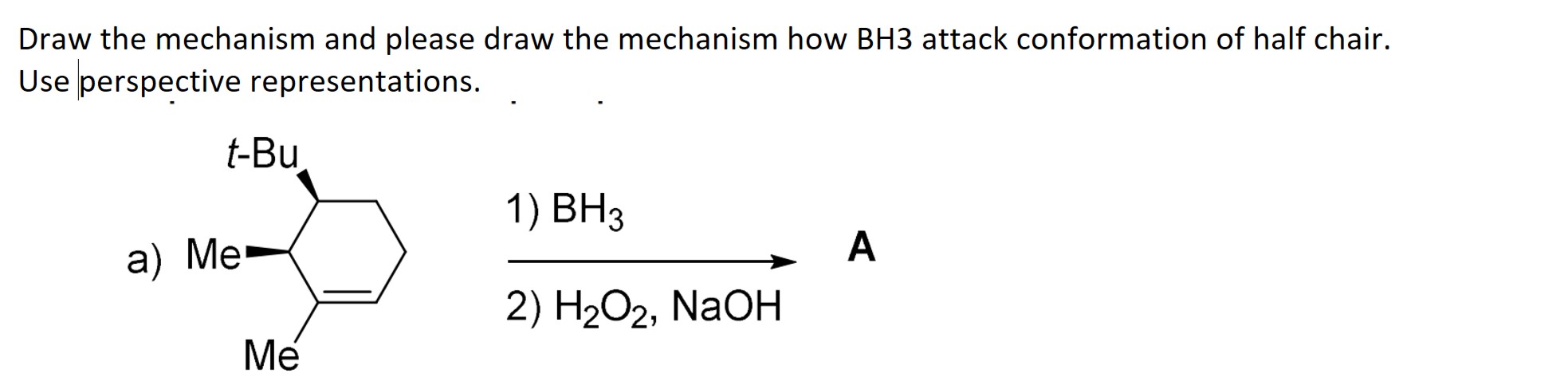 Solved Draw the mechanism and please draw the mechanism how | Chegg.com