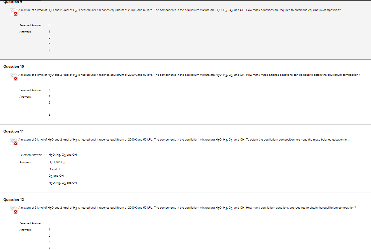 Solved Question 9Question 10xSelected Answer: ,4Answers: | Chegg.com