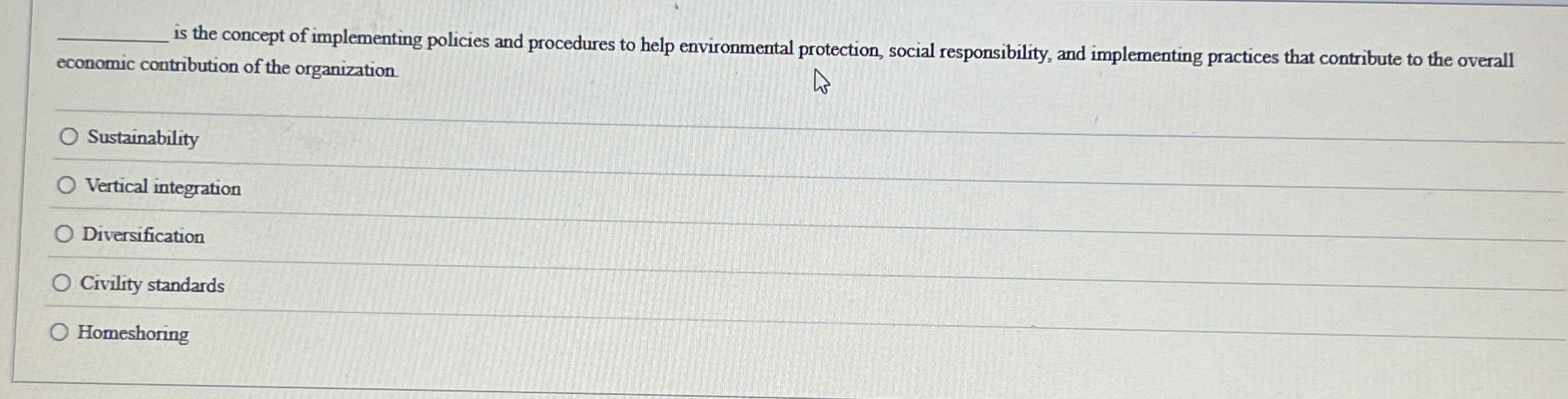 Solved is the concept of implementing policies and | Chegg.com