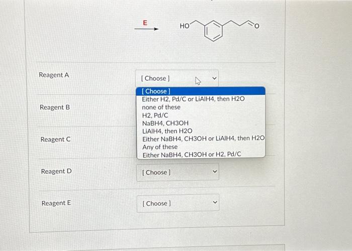 Solved Between the reducing agents: NaBH4,CH3OHLiAlH4, then | Chegg.com