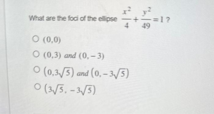 Solved Write the hyperbola in standard form: 25x2−16y2=400 | Chegg.com