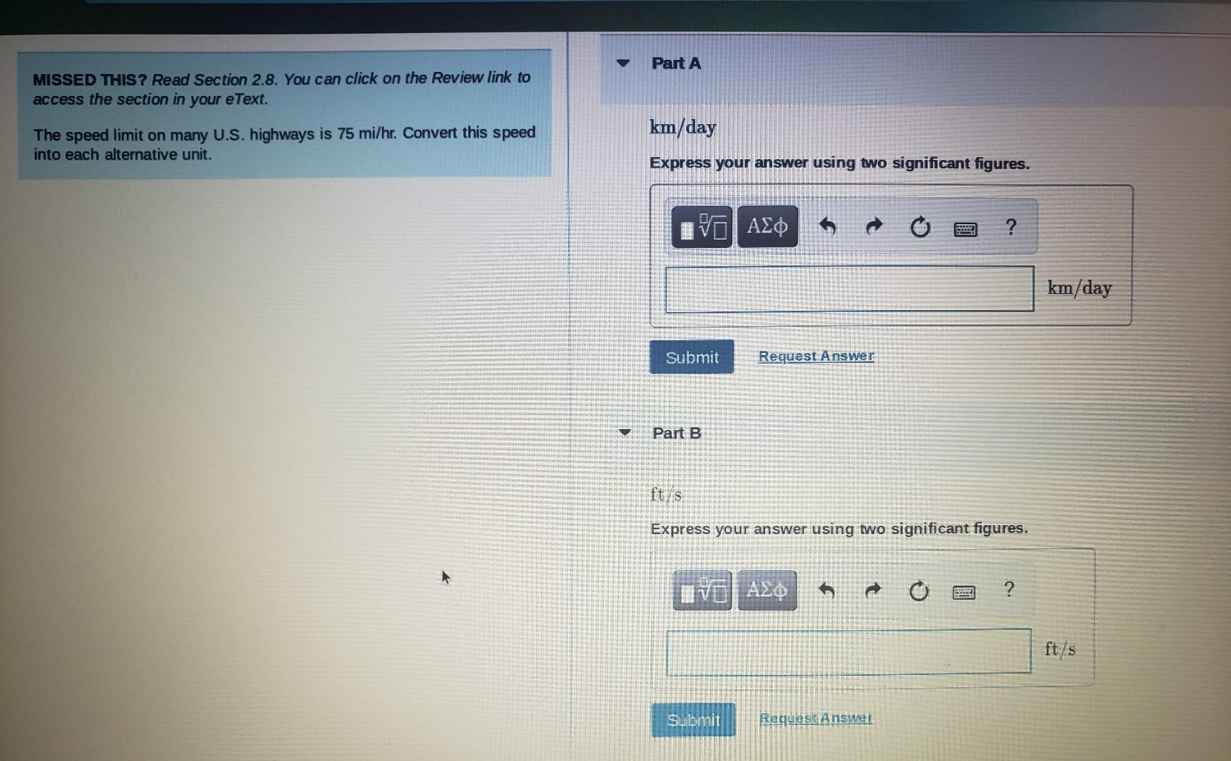 Solved MISSED THIS? Read Section 2.8. You can click on the | Chegg.com