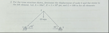 For the truss structure shown, determine the | Chegg.com
