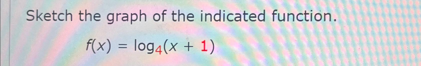 Solved Sketch the graph of the indicated | Chegg.com