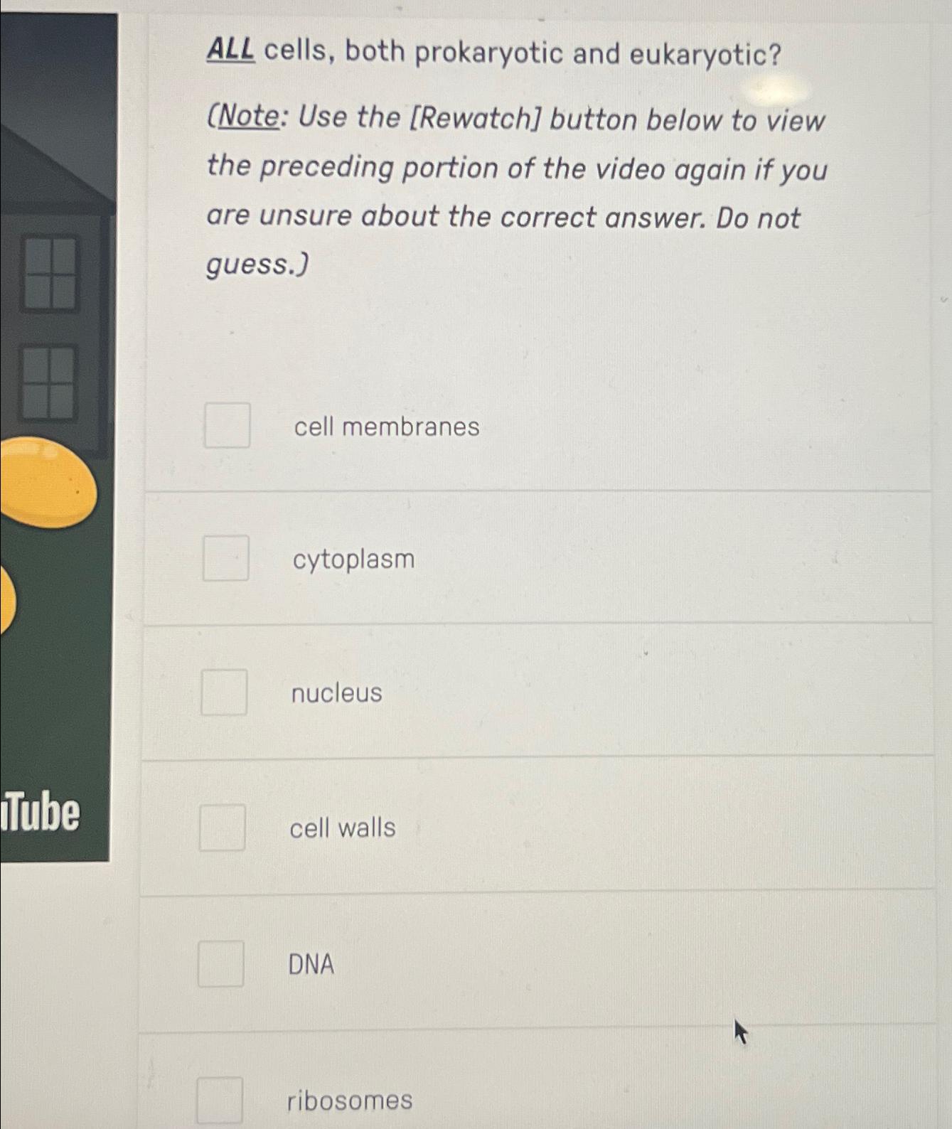 Solved ALL? ﻿cells, both prokaryotic and eukaryotic?(Note: | Chegg.com