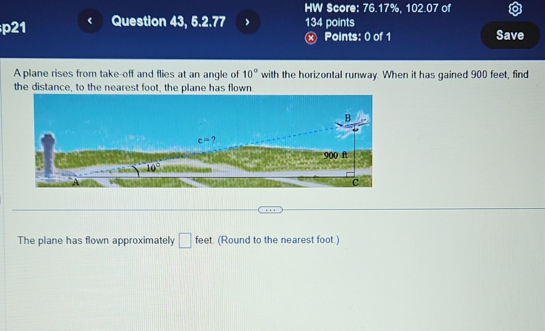 Solved A plane rises from take-off and flies at an angle of | Chegg.com