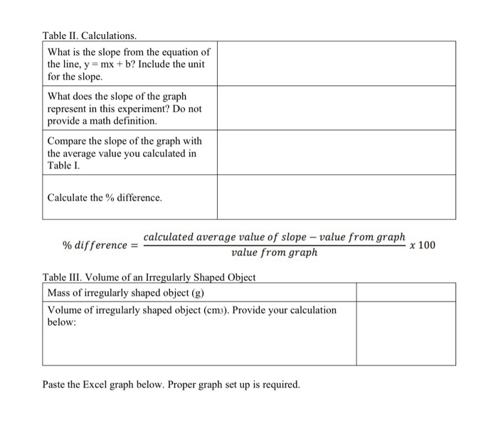 Name Experiment 2 Graphing and Measurements Report | Chegg.com