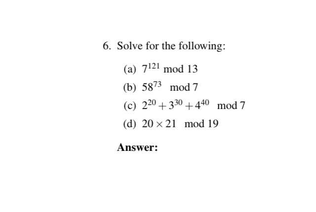 Solved Solve for the | Chegg.com