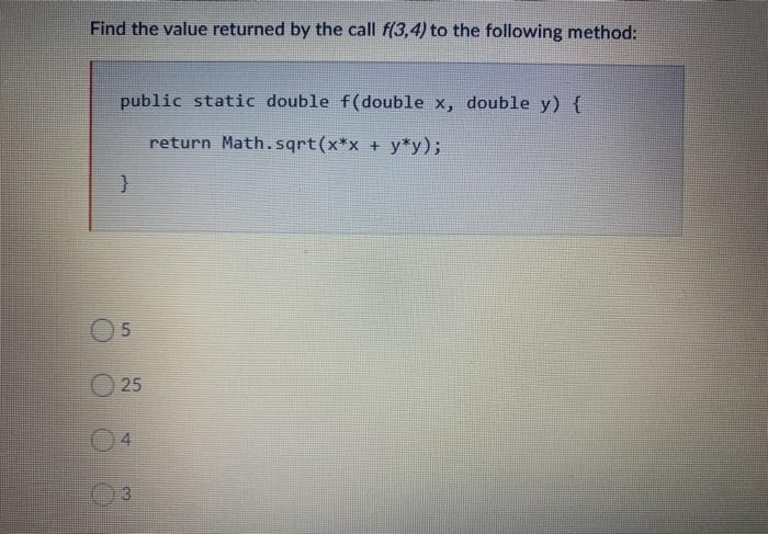 Solved A method is defined as public static int swap(int a, | Chegg.com