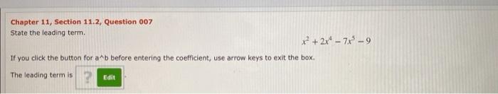Solved JS Connally, Functions Modeling Change, 5e Practice | Chegg.com