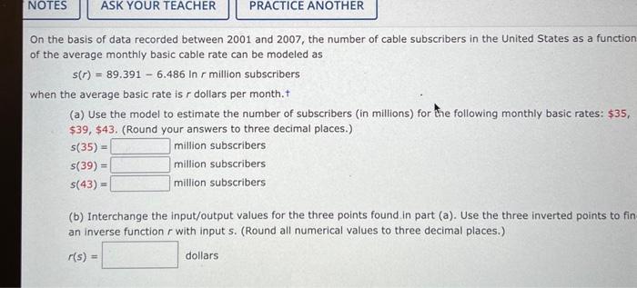 Solved h the basis of data recorded between 2001 and 2007 , | Chegg.com