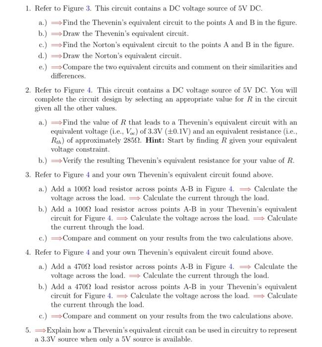 Solved 1. Refer to Figure 3 . This circuit contains a DC | Chegg.com