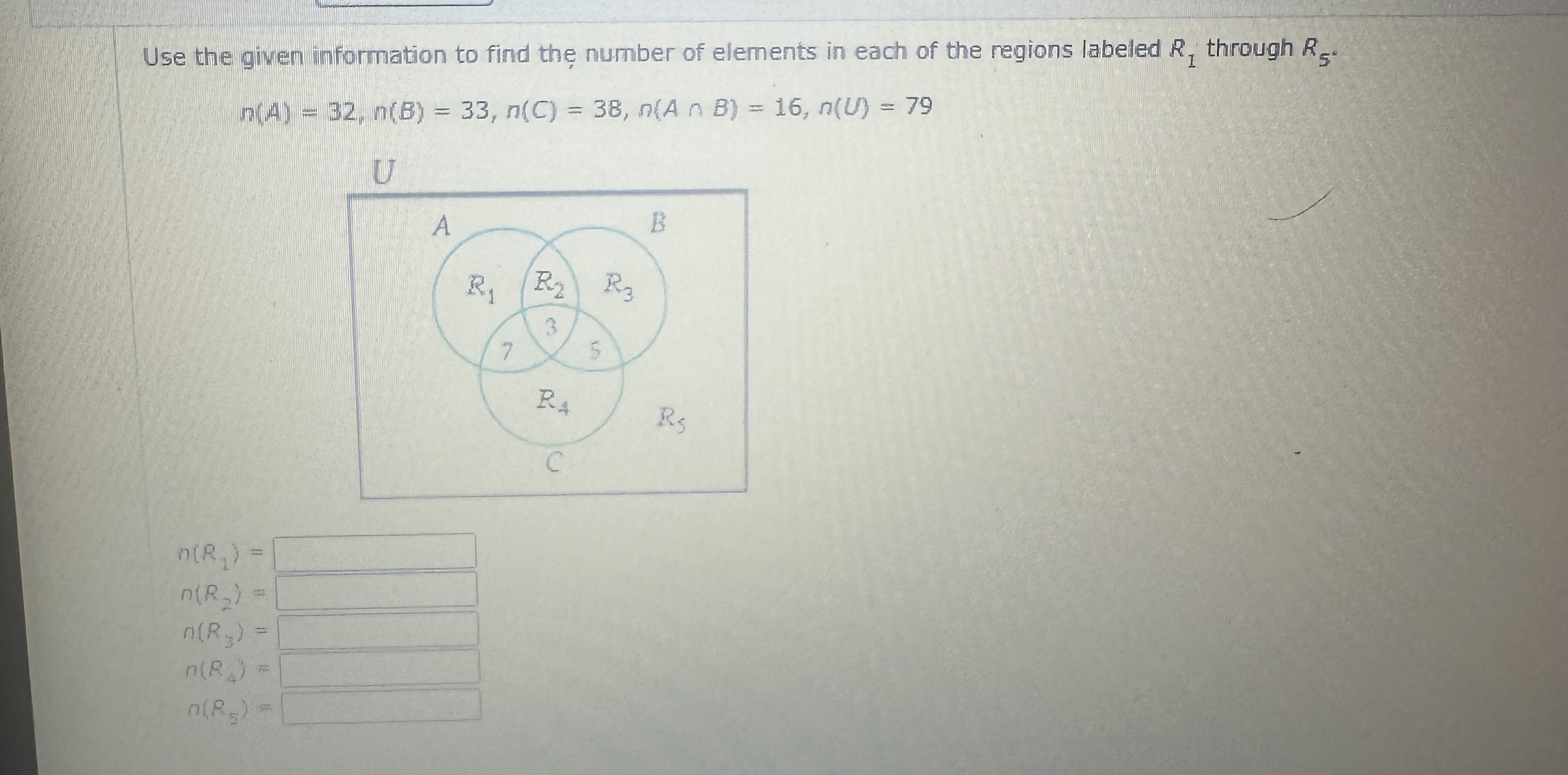 Solved Use the given information to find the number of | Chegg.com