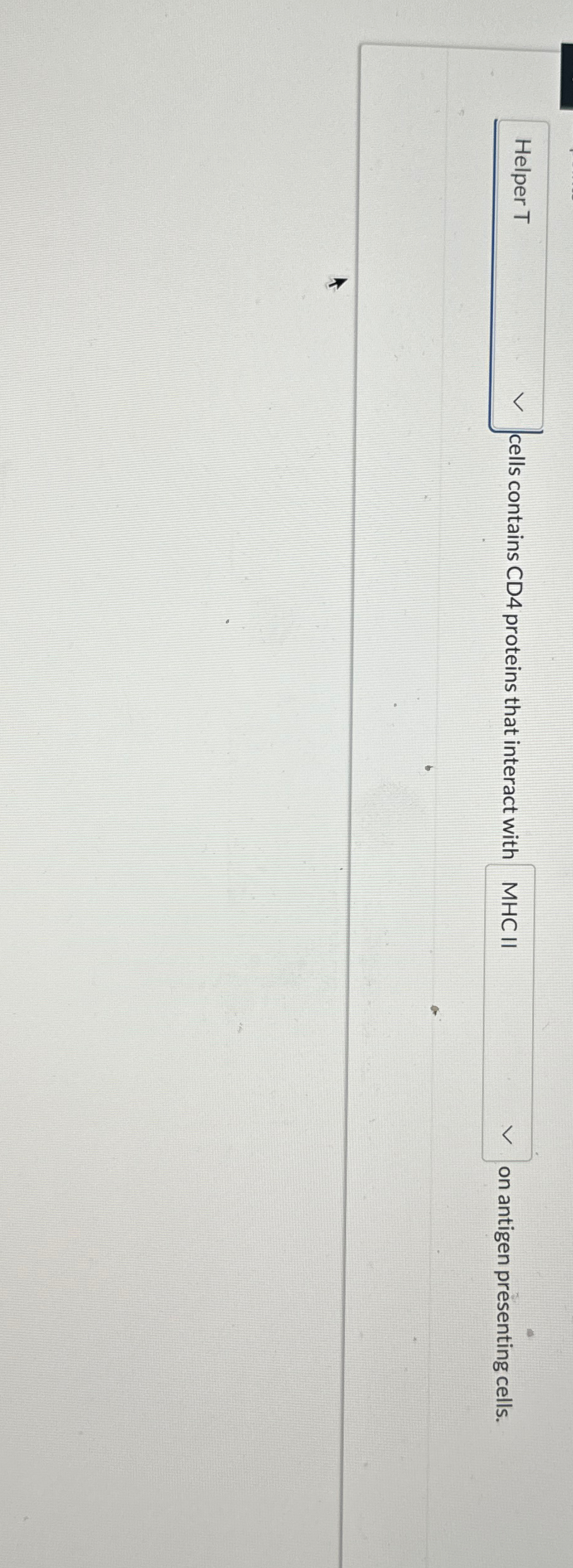 Solved cells contains CD4 ﻿proteins that interact with on | Chegg.com