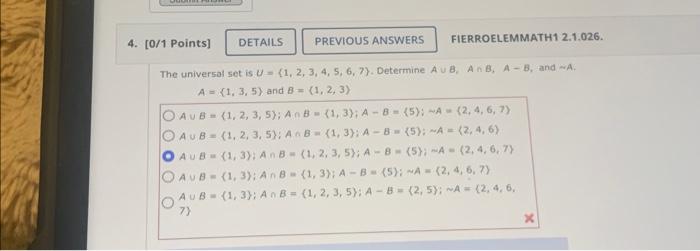 Solved 11. [-/1 Points] DETAILS Use an Euler diagram to | Chegg.com