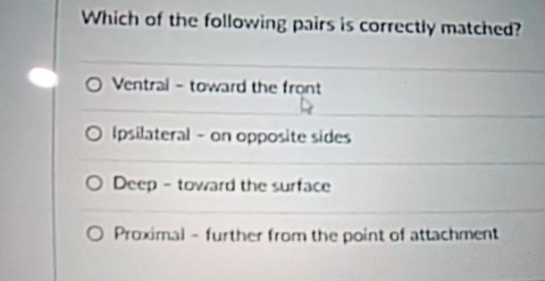Solved Which of the following pairs is correctly | Chegg.com