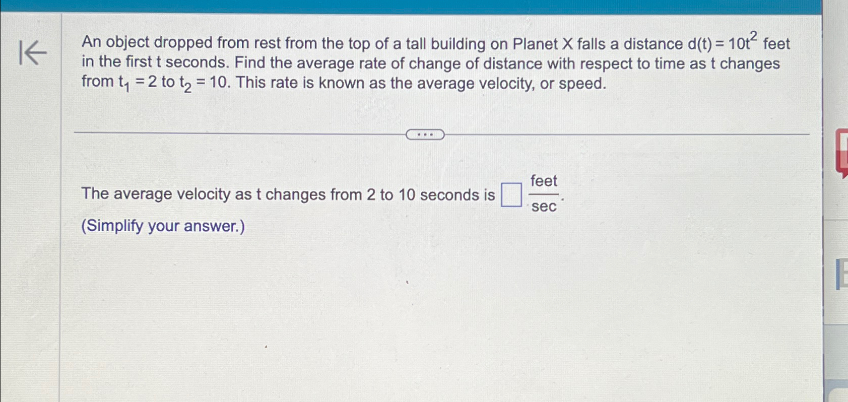 Solved An object dropped from rest from the top of a tall | Chegg.com