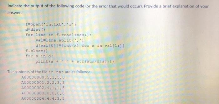 Solved The following code defines a function that finds the | Chegg.com