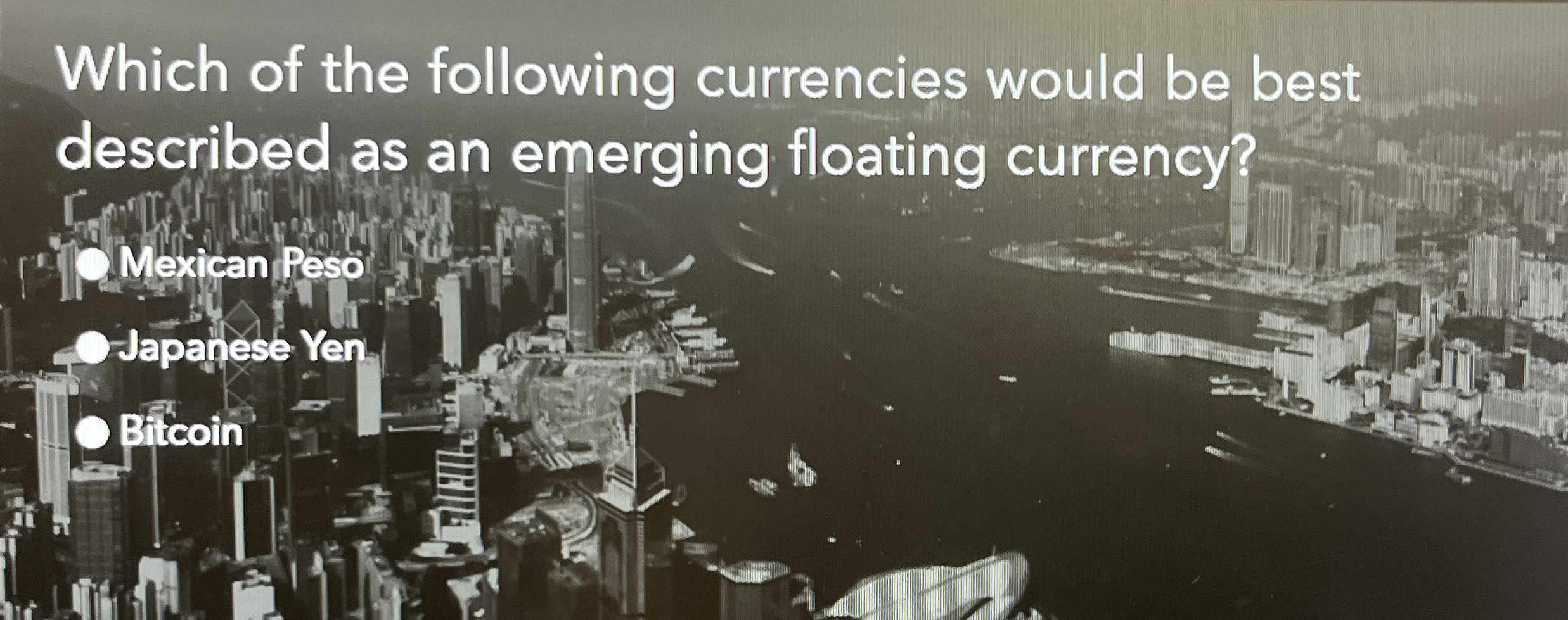 Solved Which of the following currencies would be best | Chegg.com