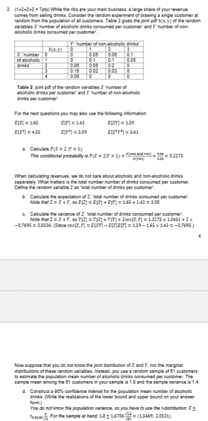 Solved ( 1+2+2+2=7 ﻿pts) ﻿While the ribs are your main | Chegg.com