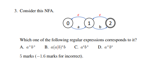 Solved Consider this NFA.Which one of the following regular | Chegg.com