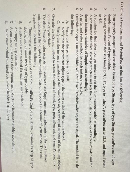 Solved in Java. please use // comments to bullet point each | Chegg.com