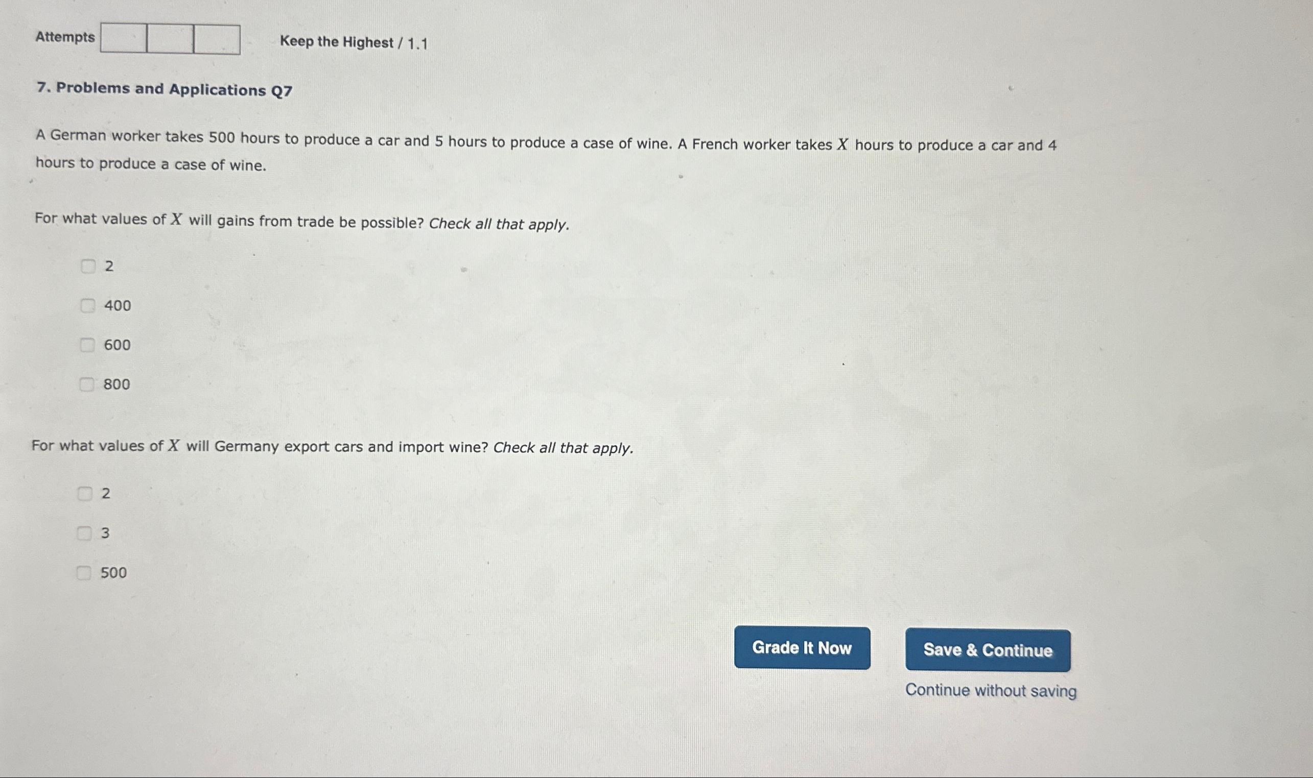 Solved AttemptsKeep the Highest / 1.17. ﻿Problems and | Chegg.com