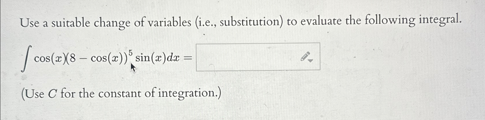 Solved Use a suitable change of variables (i.e., | Chegg.com