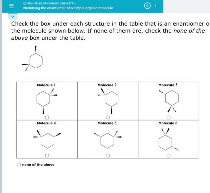 Solved Check the box under each structure in the table that | Chegg.com