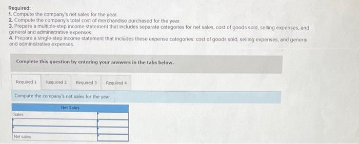 Solved Problem 4-3A Computing merchandising amounts and | Chegg.com Solved Problem 4-3A Computing merchandising amounts and | Chegg.com