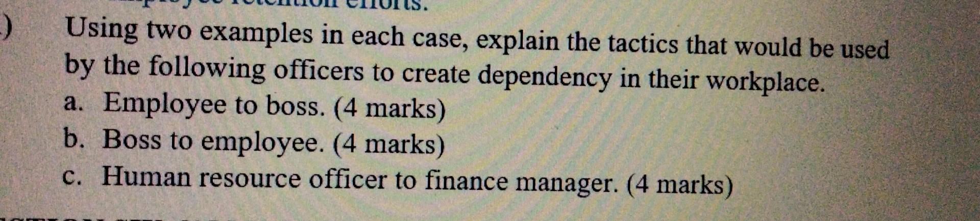 Solved Using two examples in each case, explain the tactics | Chegg.com Solved Using two examples in each case, explain the tactics | Chegg.com