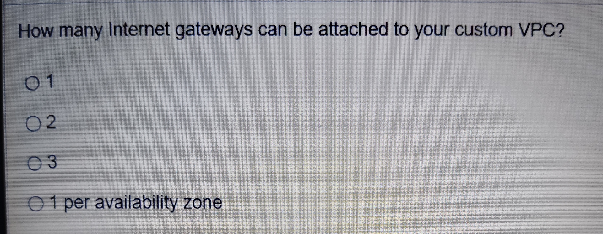 Solved How many Internet gateways can be attached to your | Chegg.com