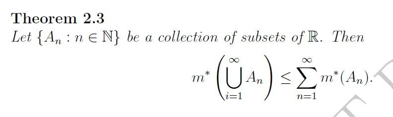 Solved This is a theorem on Lebesgue outer measure. Please | Chegg.com