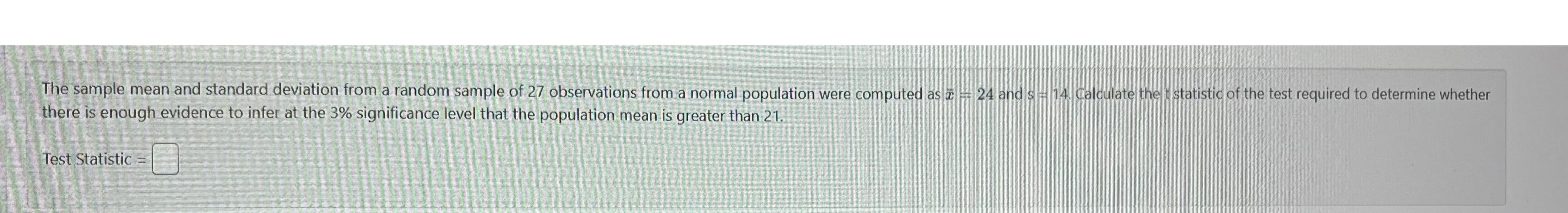 Solved there is enough evidence to infer at the 3% | Chegg.com