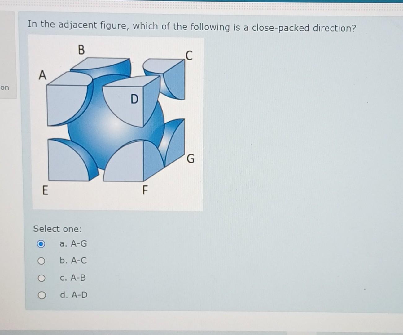 Solved In the adjacent figure, which of the following is a | Chegg.com