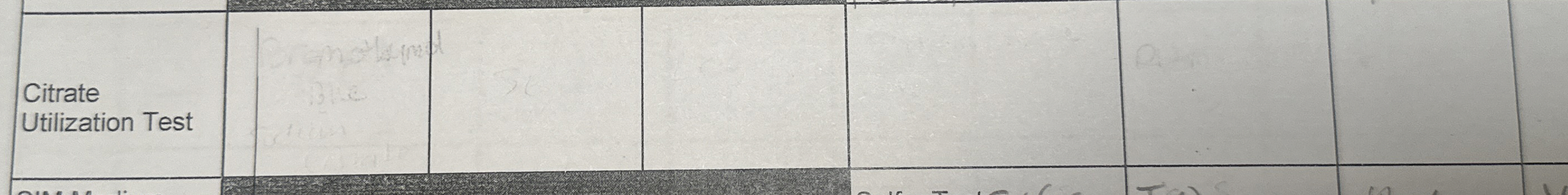 Solved by an EXPERT Citrate utilization testEntric bacteria media/test ...