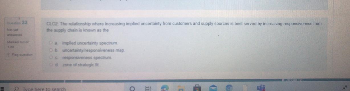 Solved Questo 33 Not yet answered CLO2 The relationship | Chegg.com